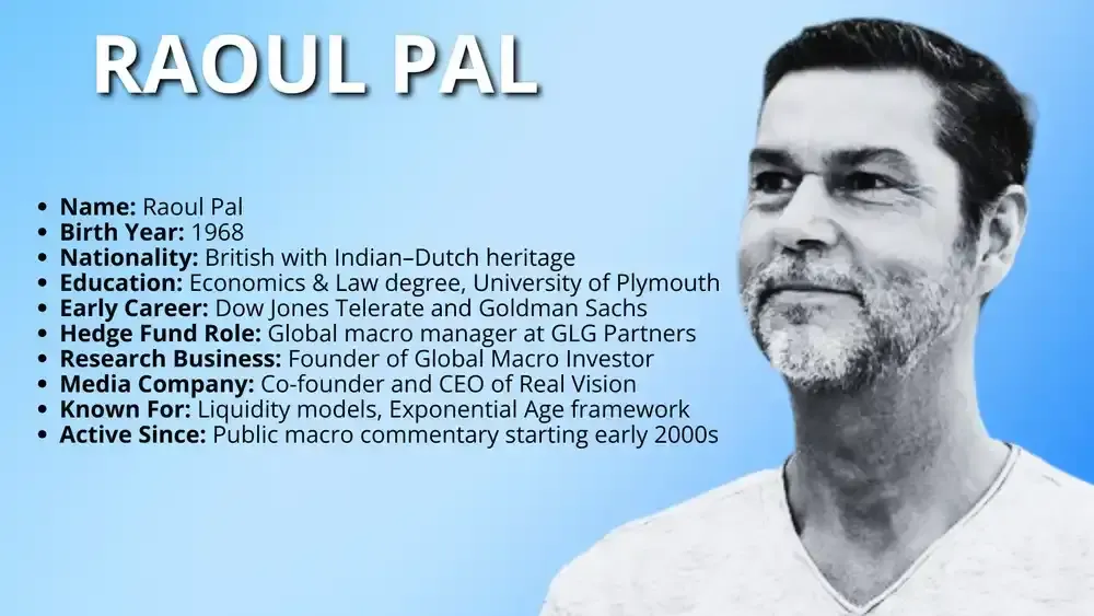 Who Is Raoul Pal? Crypto Analyst, Net Worth & Macro Investor