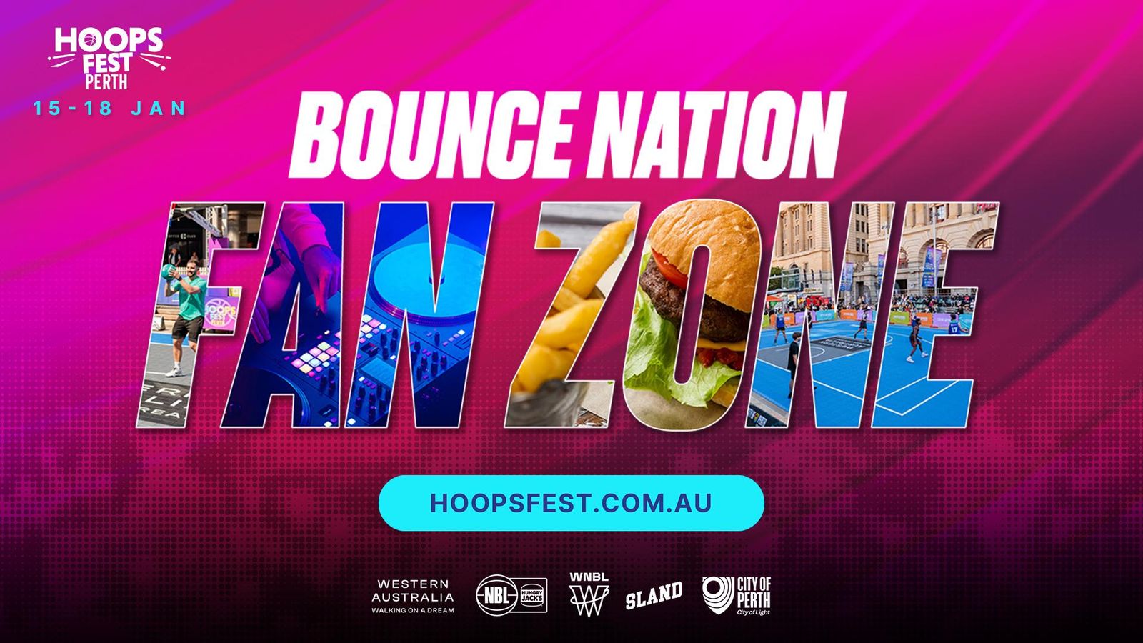 HoopsFest Bounce Nation Fan Zone set to ignite Perth