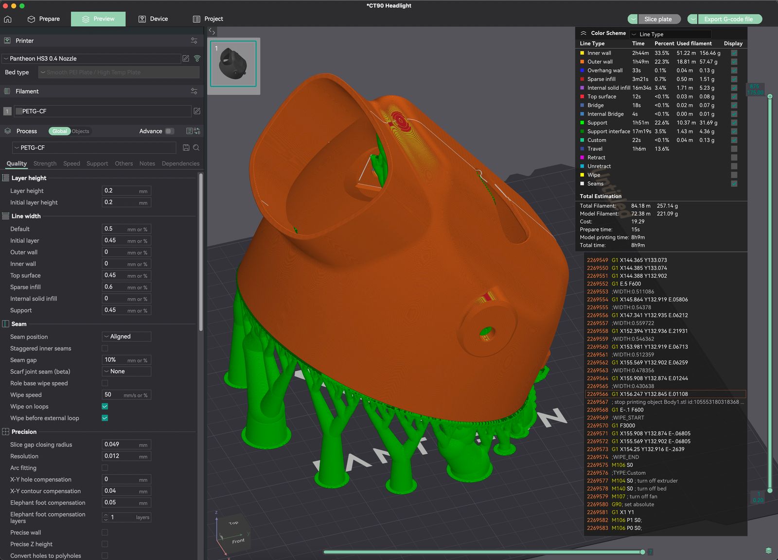 Pantheon HS3 High Speed 3D printer
