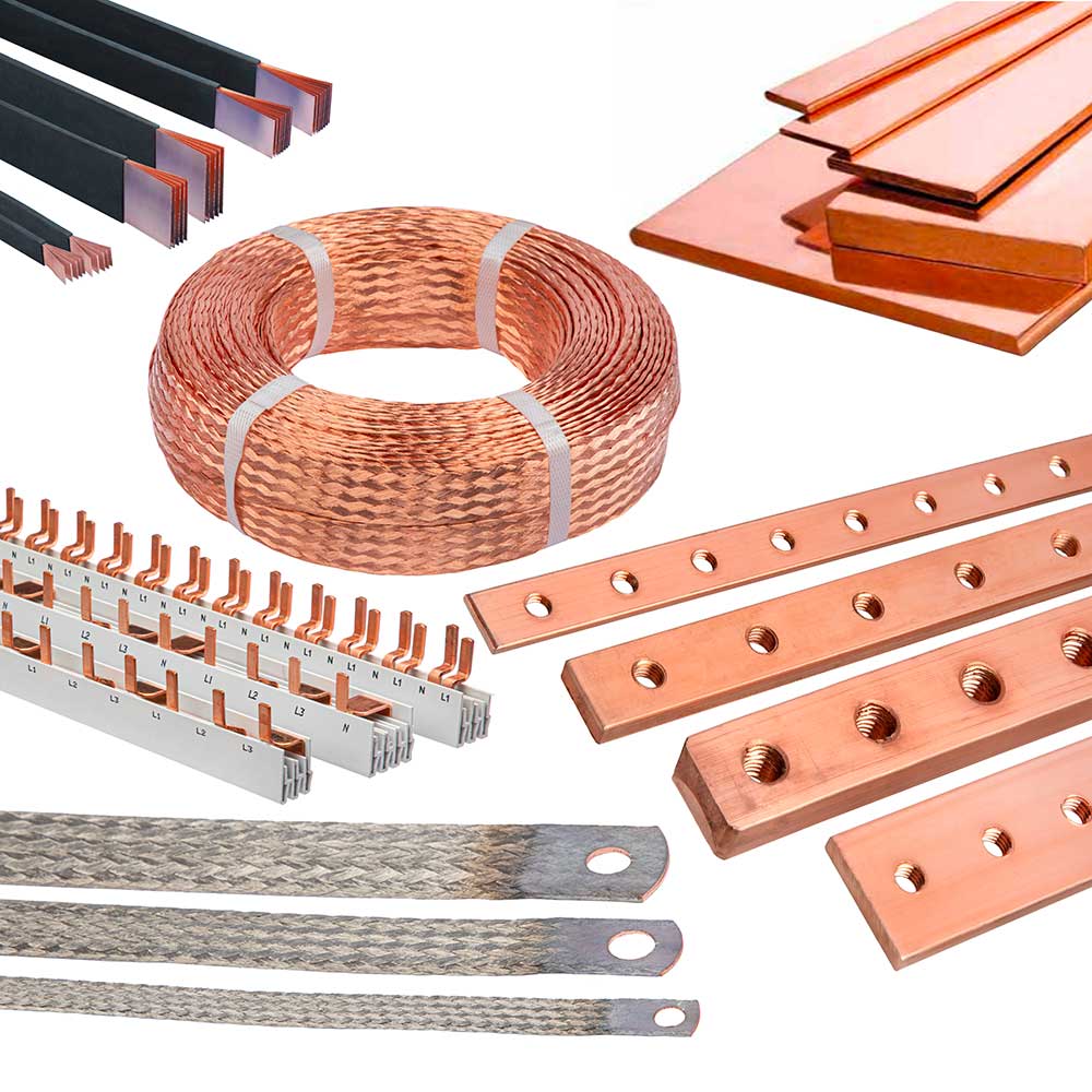 Pletinas y conexiones cobre