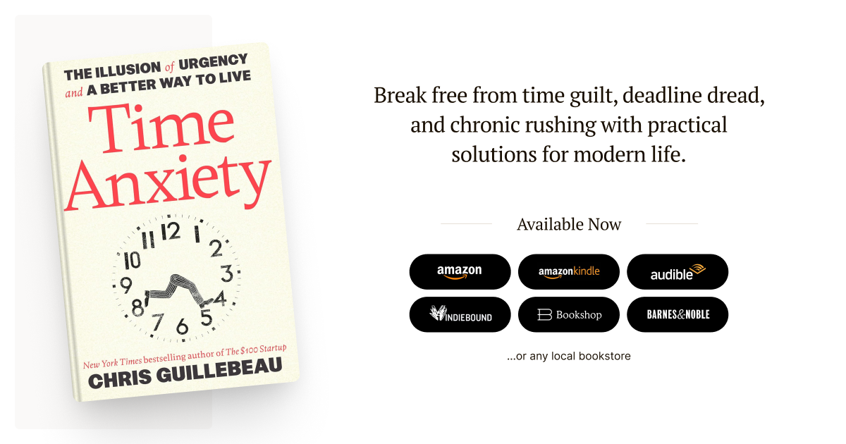 Time Anxiety: The Illusion of Urgency and a Better Way to Live by Chris ...
