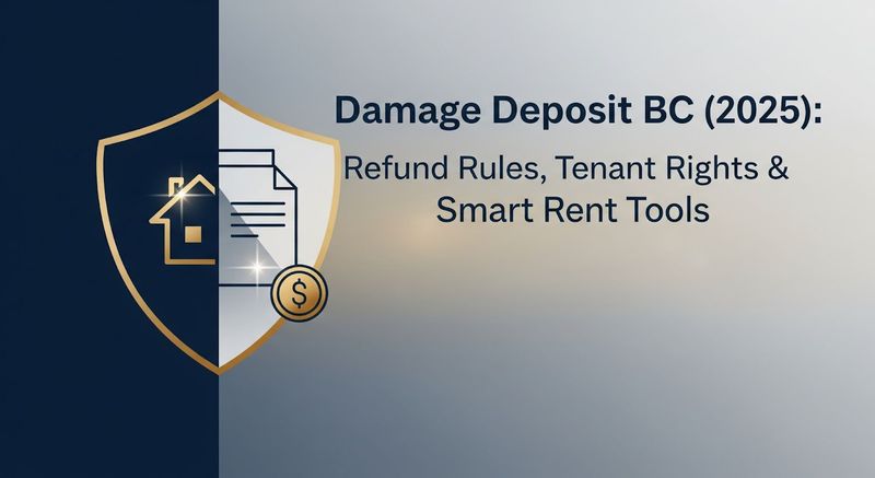 Damage Deposit BC (2025): Tenant Rights, Refund Rules & Smart Rent Tools