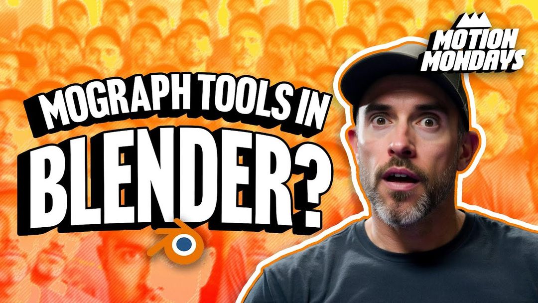Blender 5.0 Mograph Tools & Premiere for iPhone | Motion Mondays