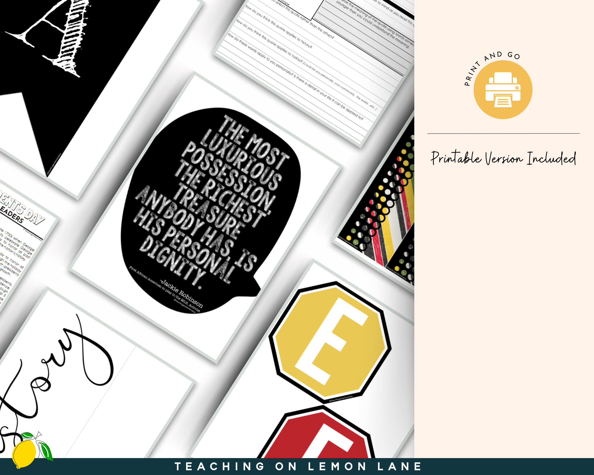 Leaders of the Movement Bulletin Board Kit & Activity