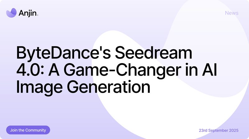 ByteDance's Seedream 4.0: A Game-Changer in AI Image Generation | Anjin AI Insights