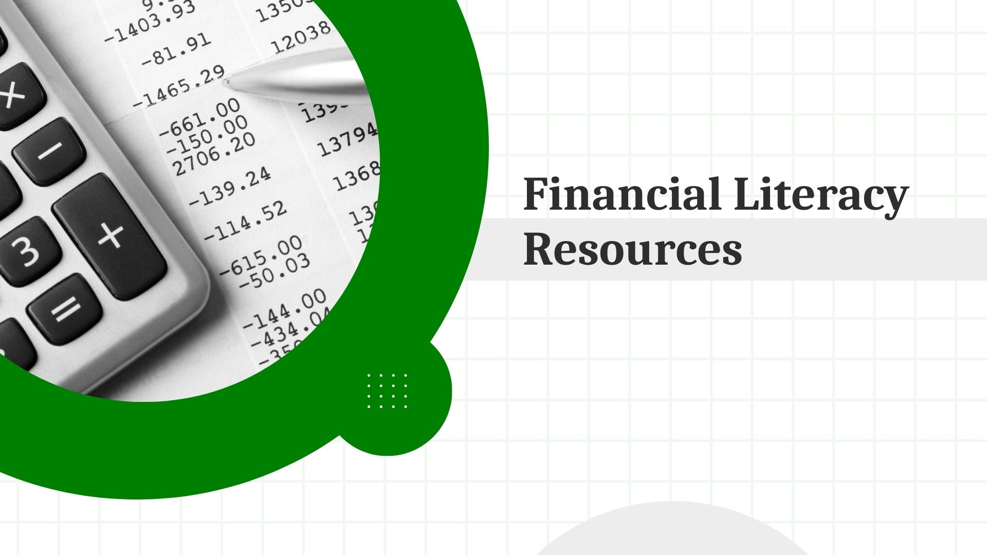 Financial Literacy Resources for Students and Adults