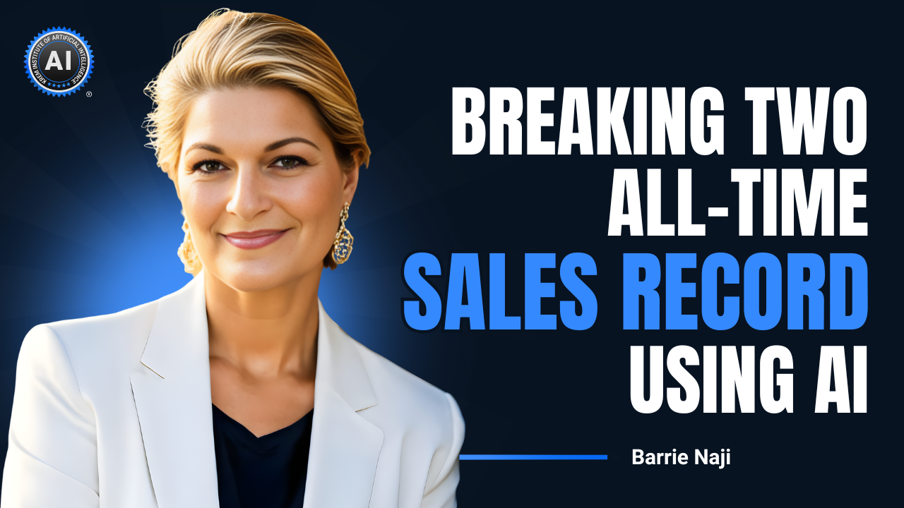 Barrie Naji Broke Two Sales Records Using AI