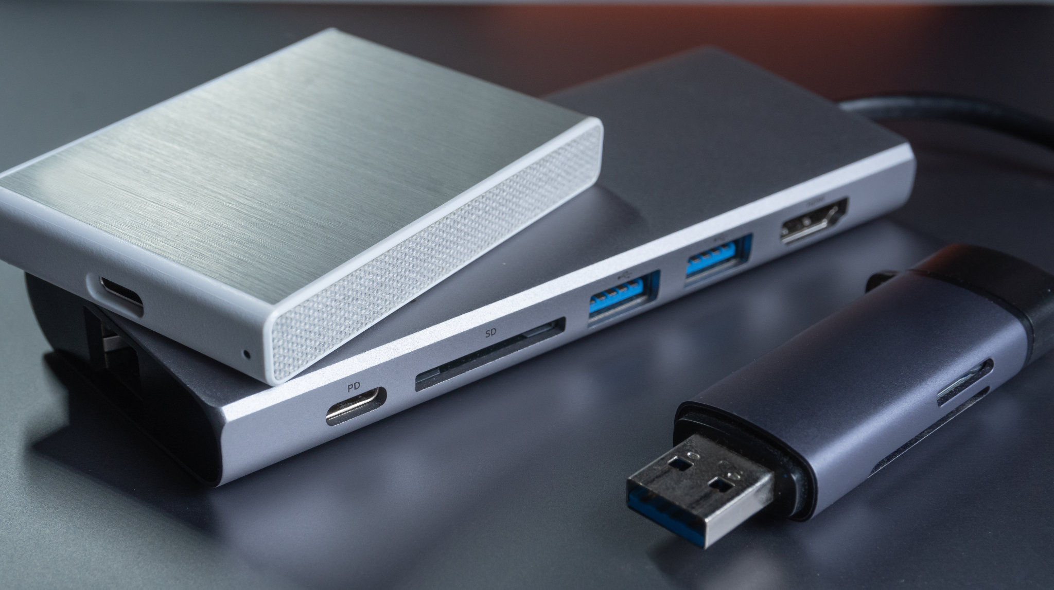 Mini USB to Dual USB Adapter for Power and Data Transfer | Monoprice