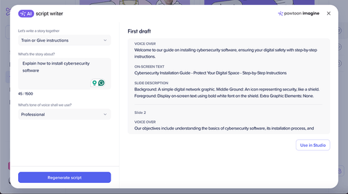 AI Script Writer for Video Creation | Powtoon