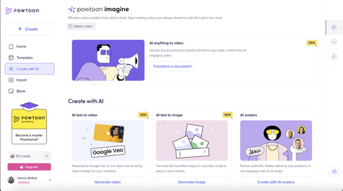 AI Video Generator - Create Videos With AI | Powtoon