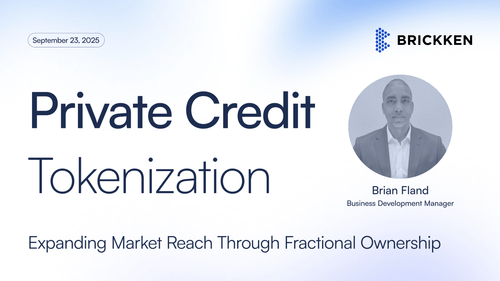Tokenization in Private Credit: Why It Matters