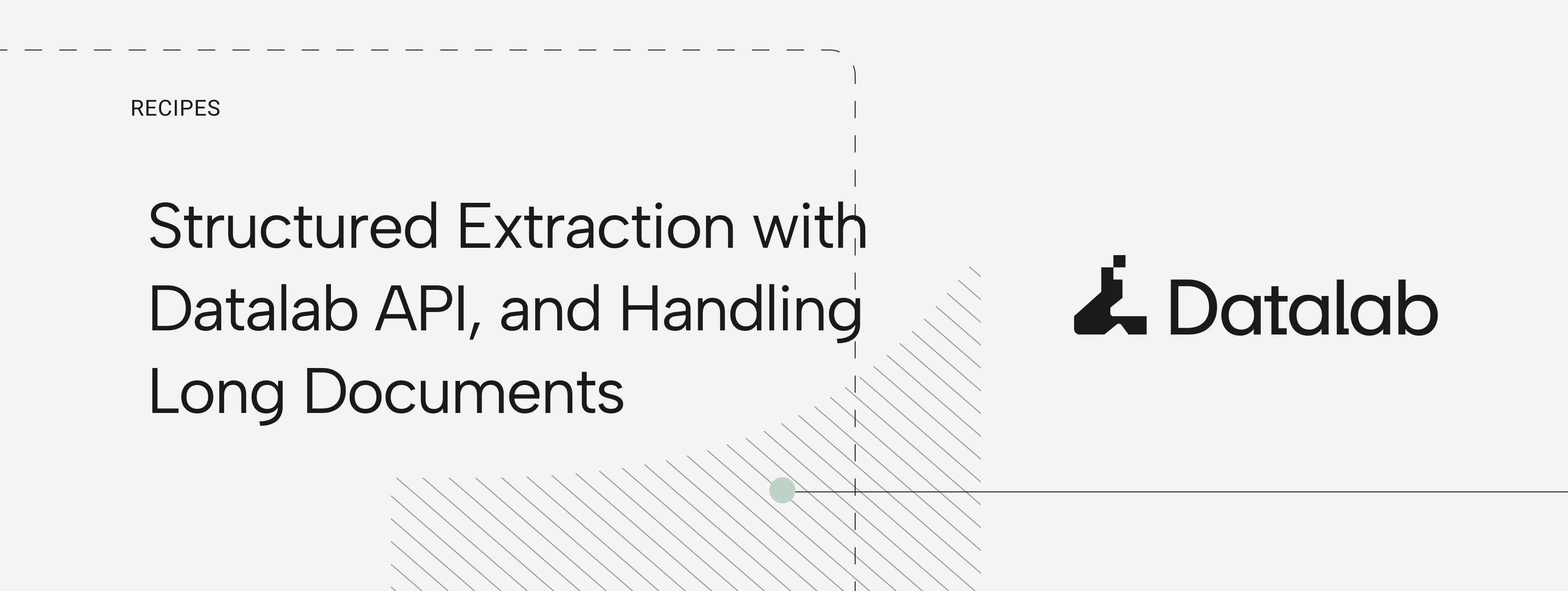 Structured Extraction with Datalab API, and Handling Long Documents