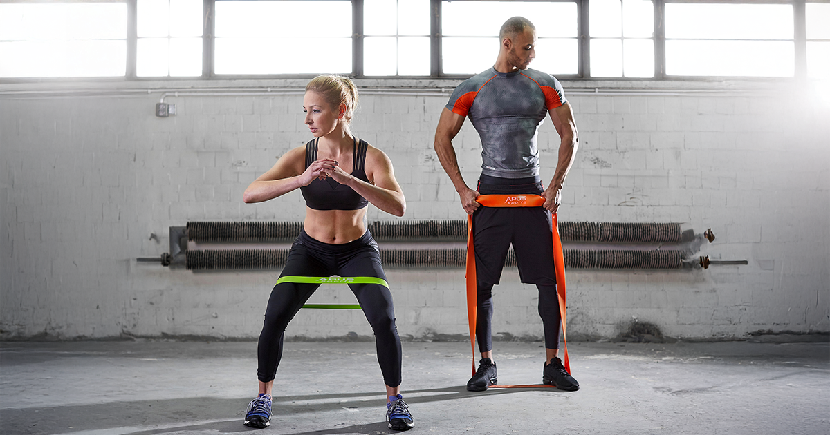 Apus Sports Power Bands – Multiple Resistance Levels, Durable Latex