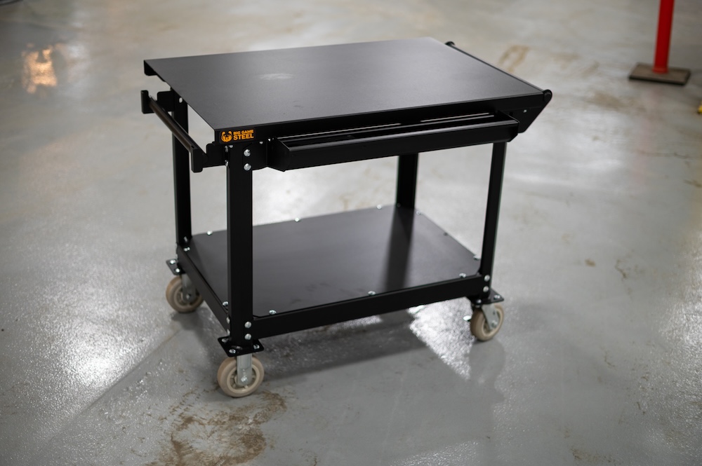 Heavy-Duty Industrial Rolling Steel Cart | The Cascade Cart