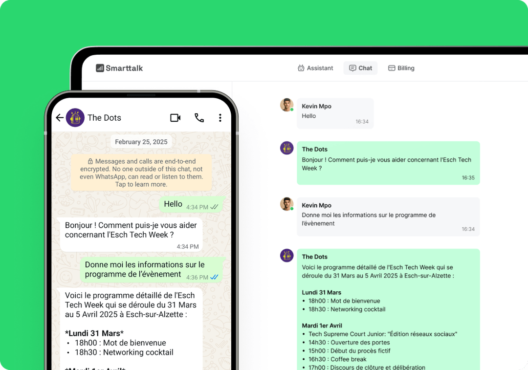 SmartTalk | Your AI ready to answer your customers