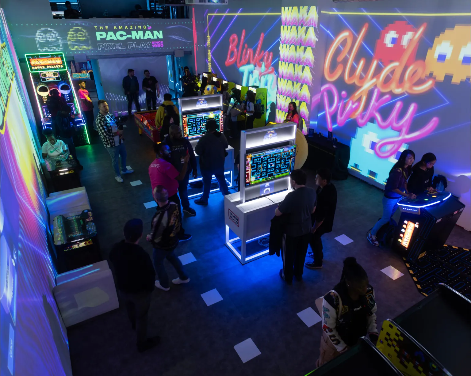 Pac-Man: Game Launch & Interactive Experience
