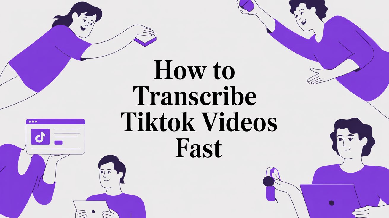 How to Transcribe TikTok Videos Fast - Taja.AI
