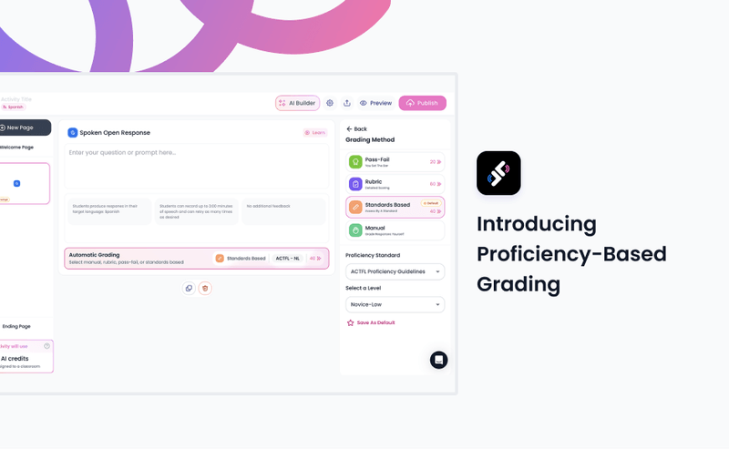 Blog | Product Updates | Proficiency-Based AI Grading: Support Students ...