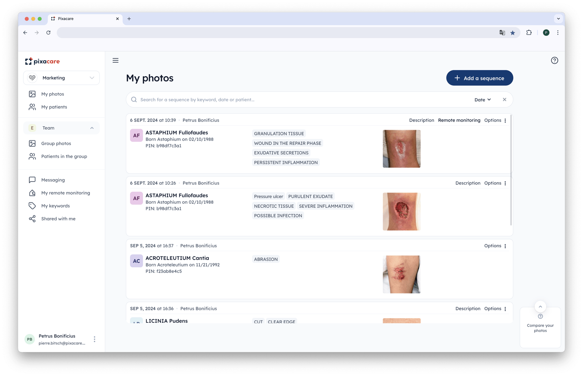 Medical photo management & wound documentation | Pixacare