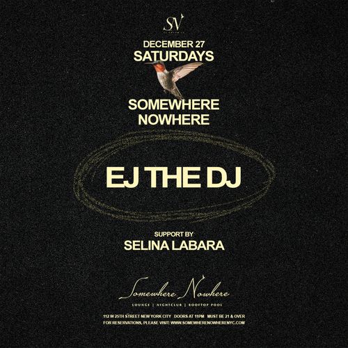Weekly Events | Somewhere Nowhere NYC Rooftop Pool and Lounge