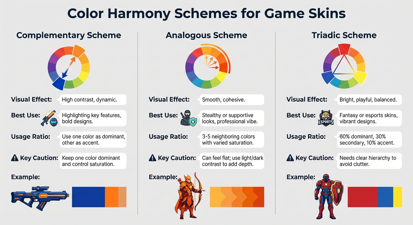 How to Use Color Theory for Game Skins | Blog
