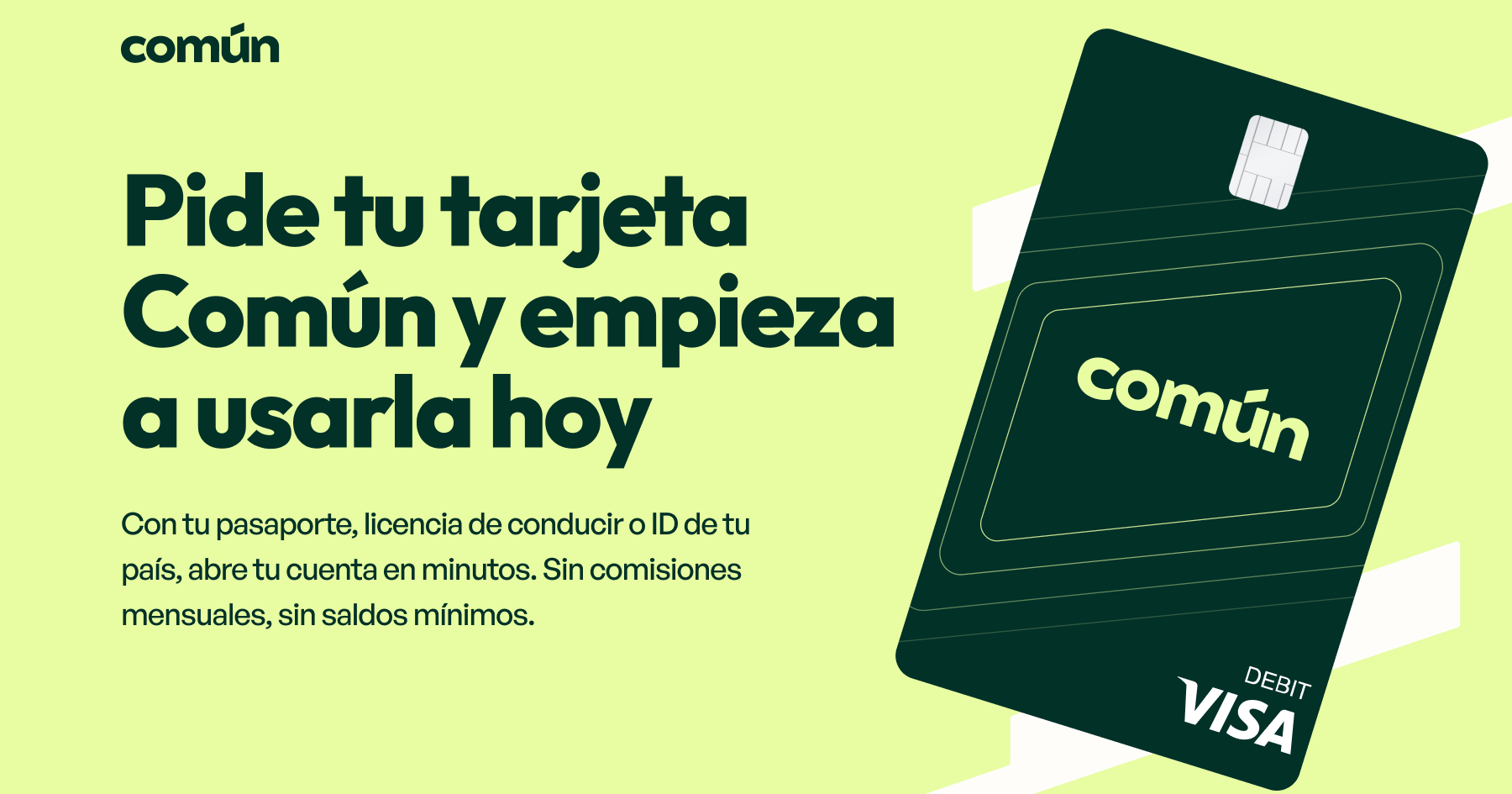 Comun | Abre tu cuenta en EE. UU. con Común