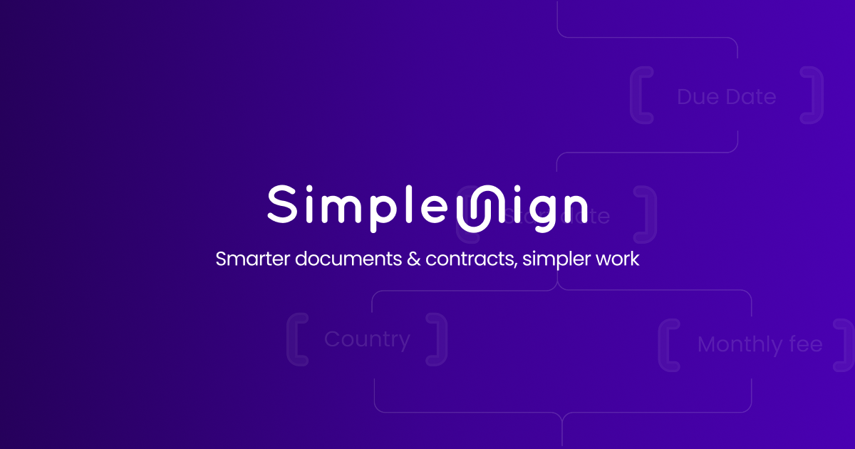 SimpleSign: AI som effektiviserar avtalshantering
