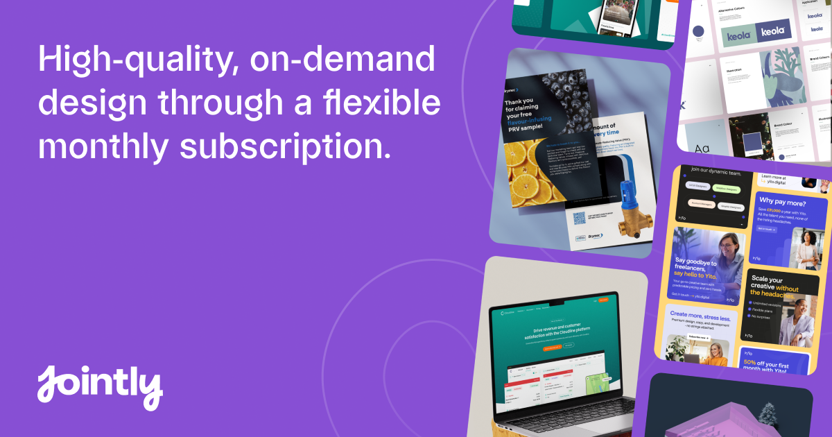 Jointly: On‑Demand Graphic Design & Webflow Agency