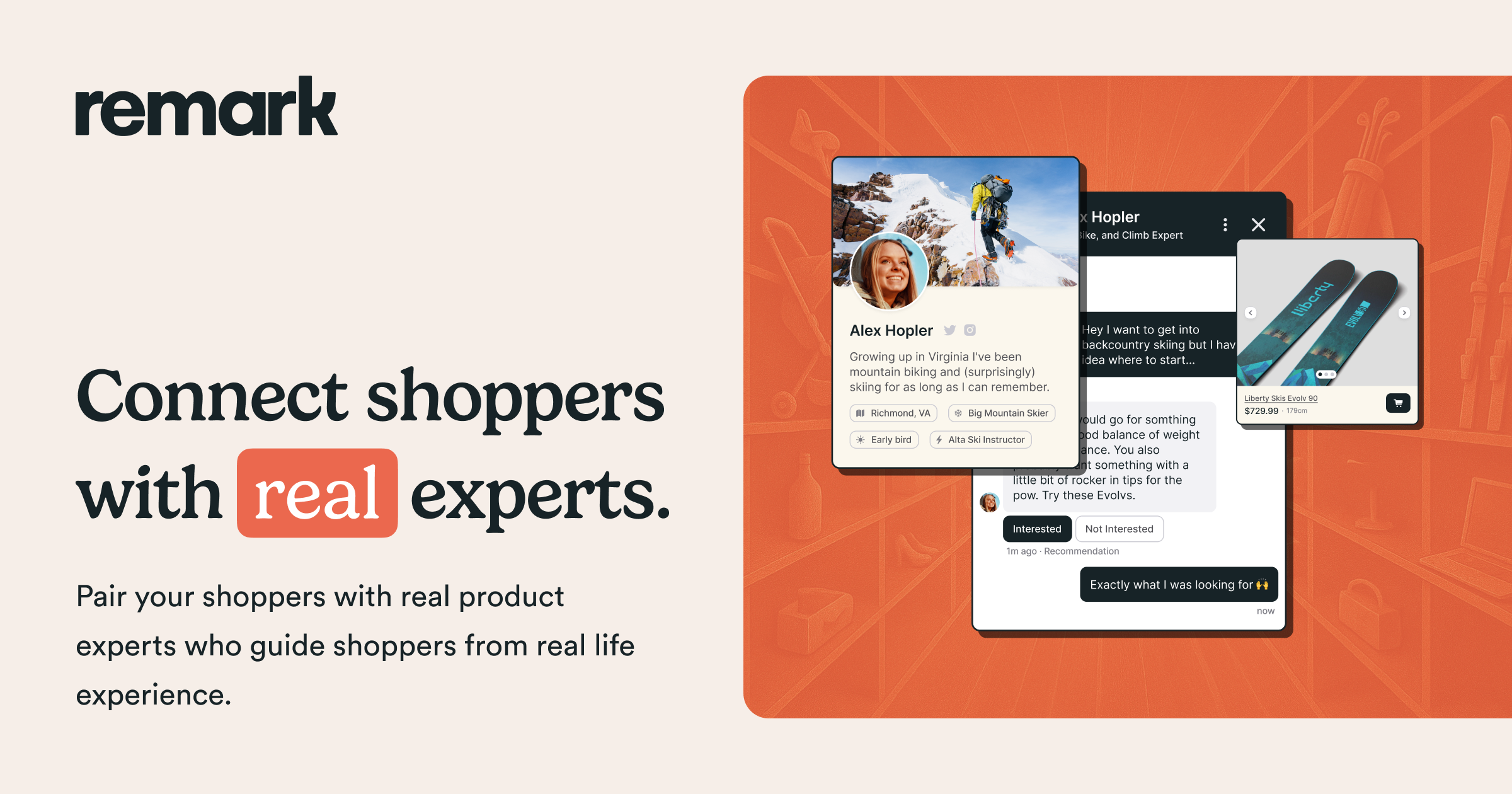 Remark – Product Guidance Made Easy for Online Stores