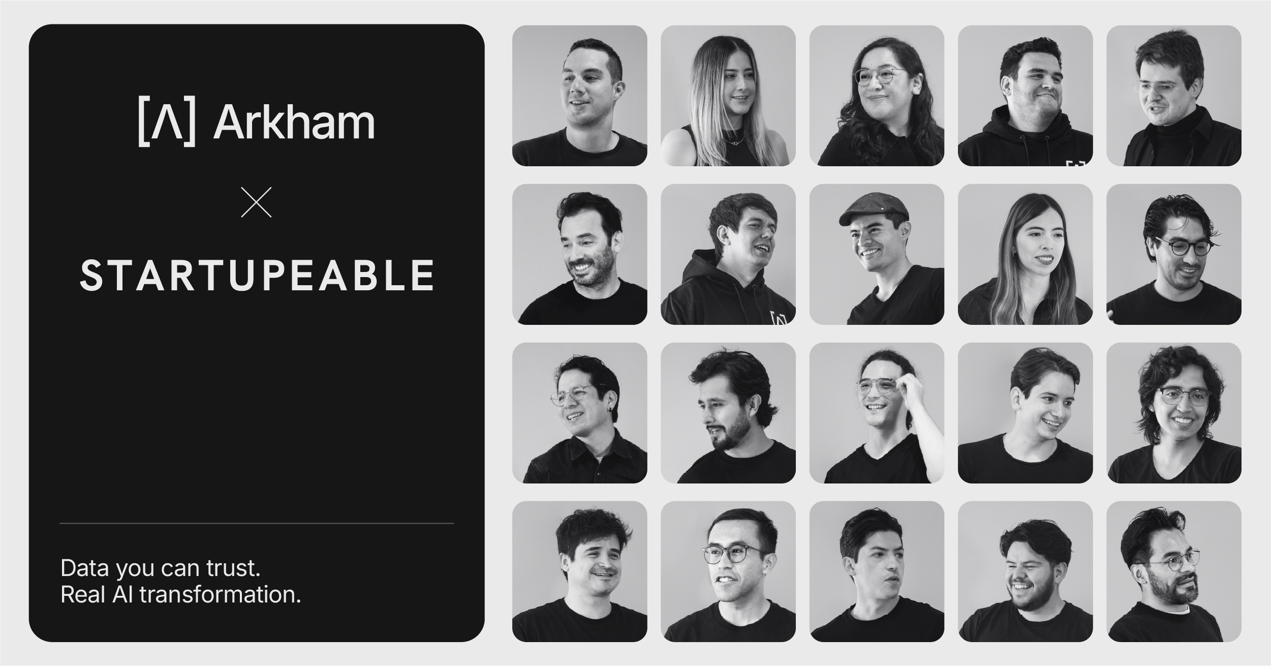 Arkham X Startupeable — Services designed to scale your enterprise.