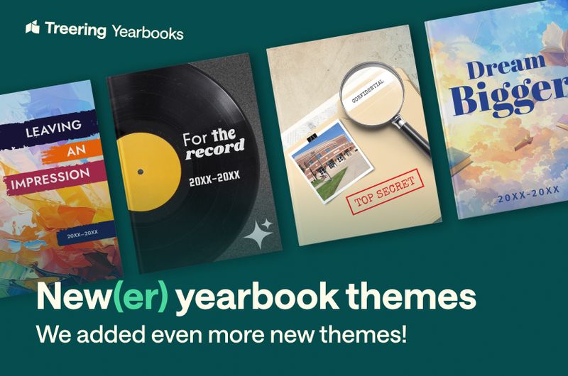 Scrapbook yearbook themes