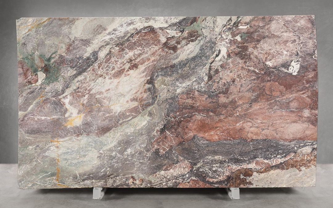 Breccia Viola Marble Honed Slab | Stone benchtop in Sydney