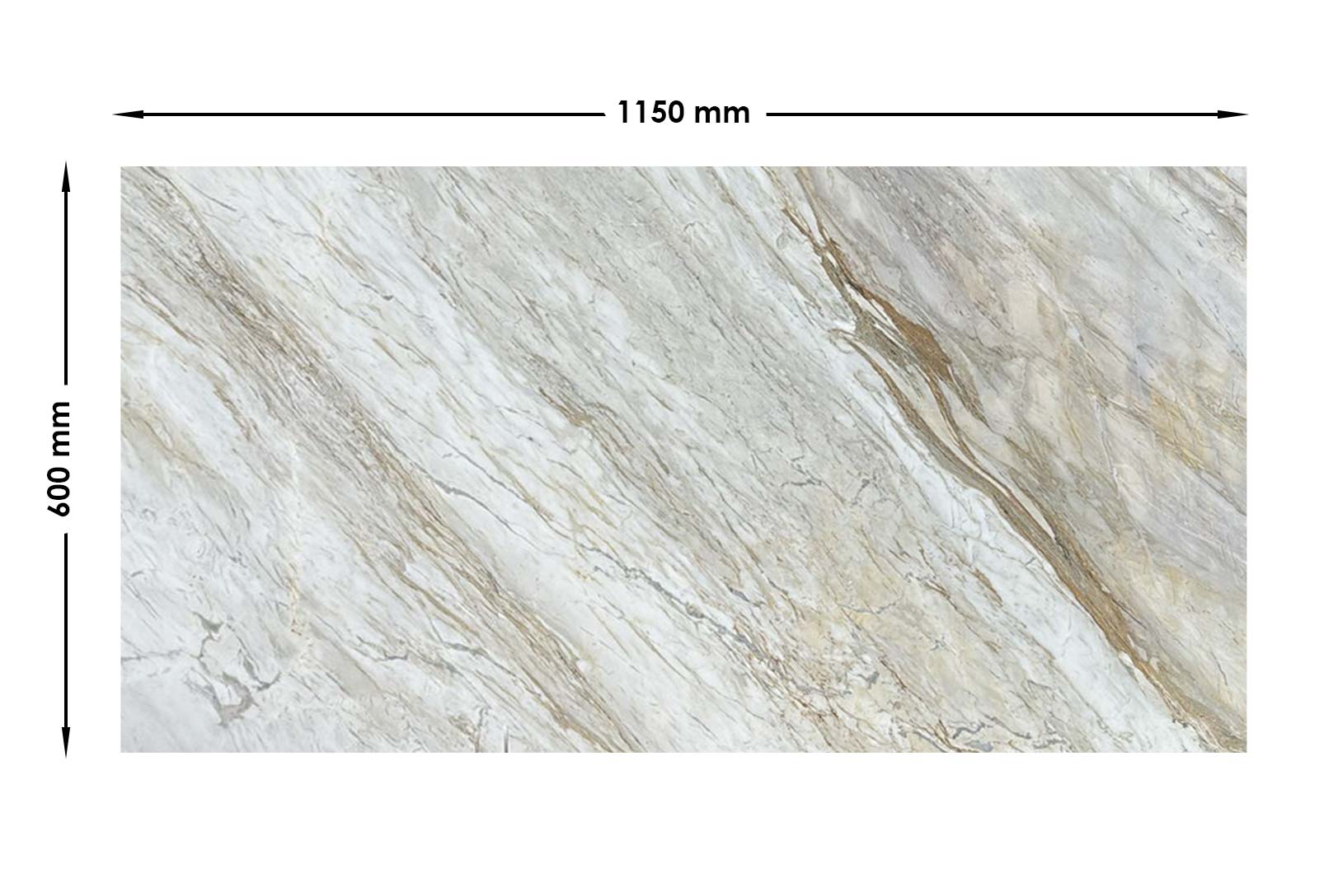 Gold Santorini Marble Honed | Off Cut OCN742