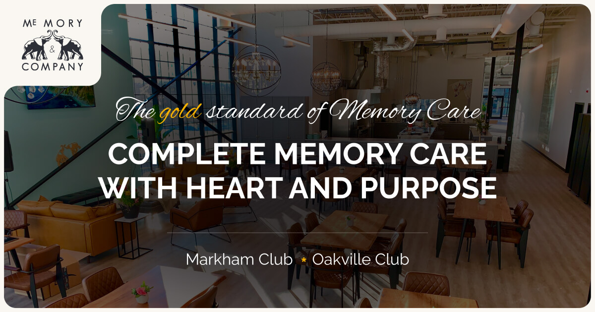Memory Care in Oakville & Markham, ON | Memory & Company