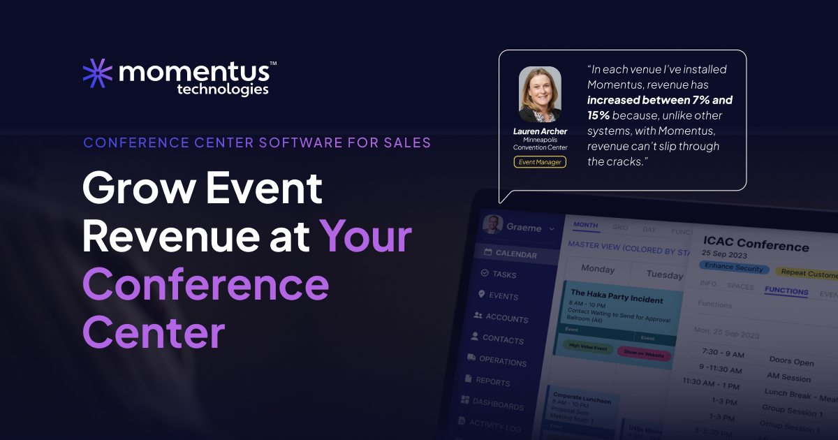 Conference Center Software for Sales Managers
