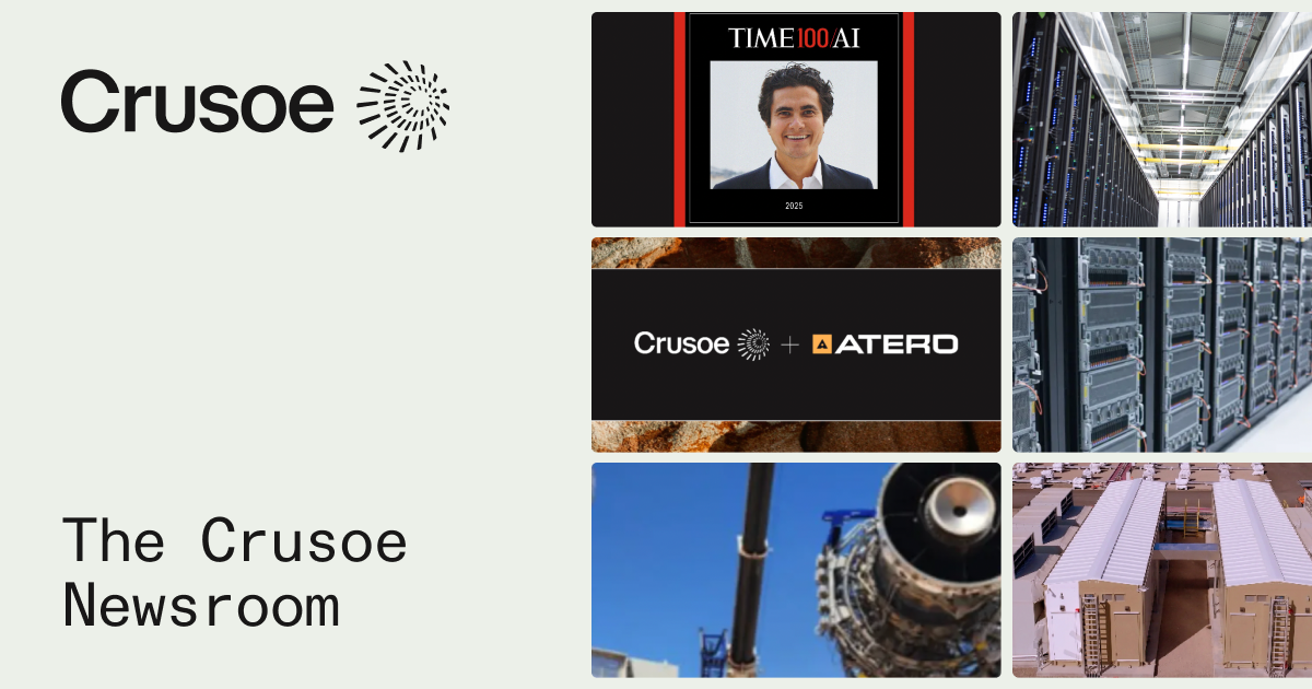 Crusoe Newsroom | Company news & AI announcements