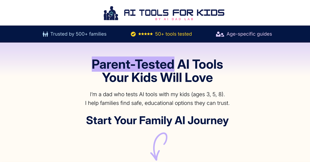 AI Tools for Kids | 50+ Parent-Tested Tools (Ages 5-16)