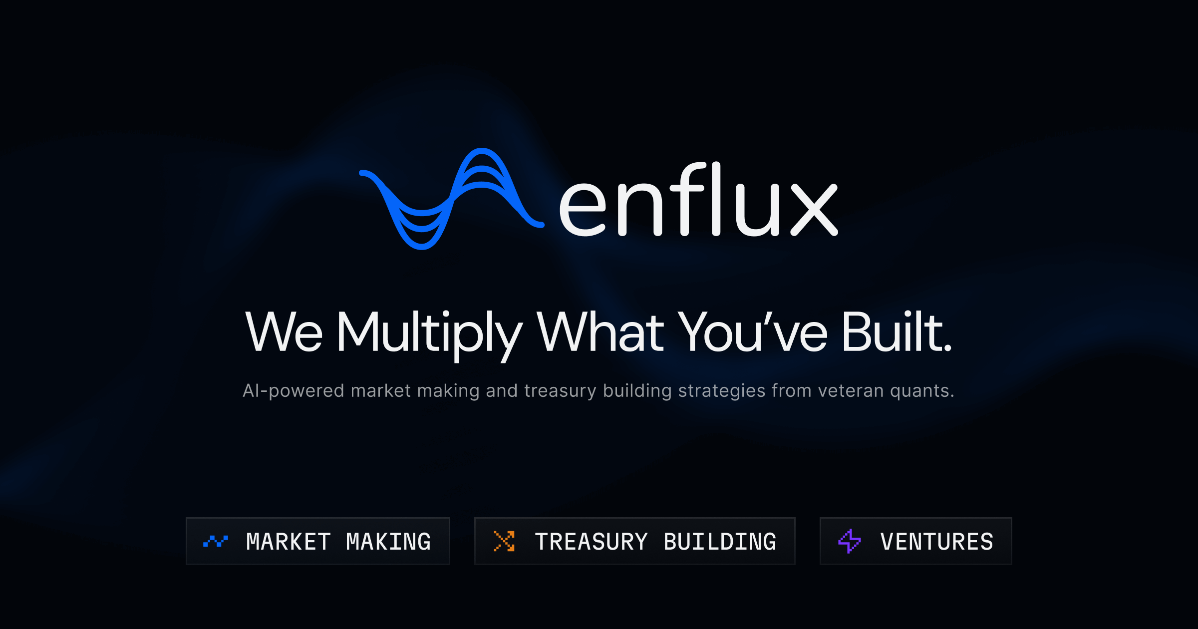 Enflux – Market Making, DEX Liquidity & Trading Infrastructure