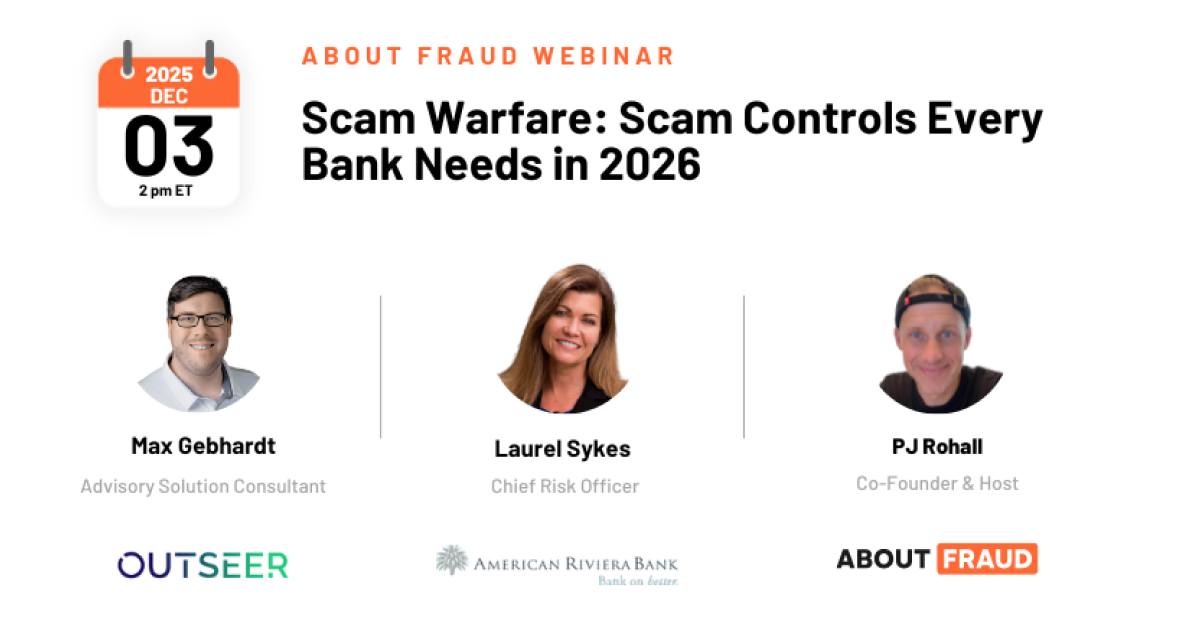 Scam Warfare: Scam Controls Every Bank Needs in 2026 | Outseer