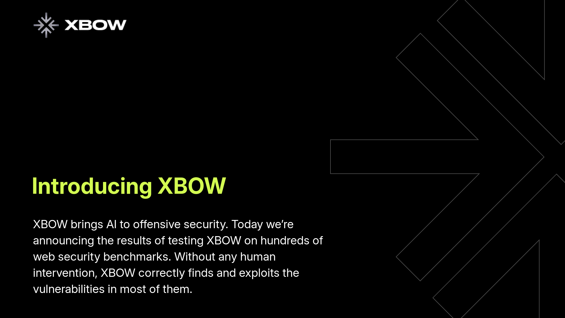 XBOW - Introducing XBOW
