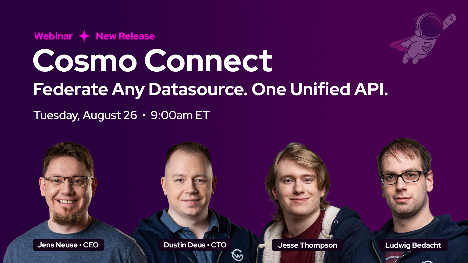 Cosmo Connect Webinar