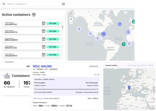 Free Container Tracking — Track Across 180+ Carriers | SafeCube