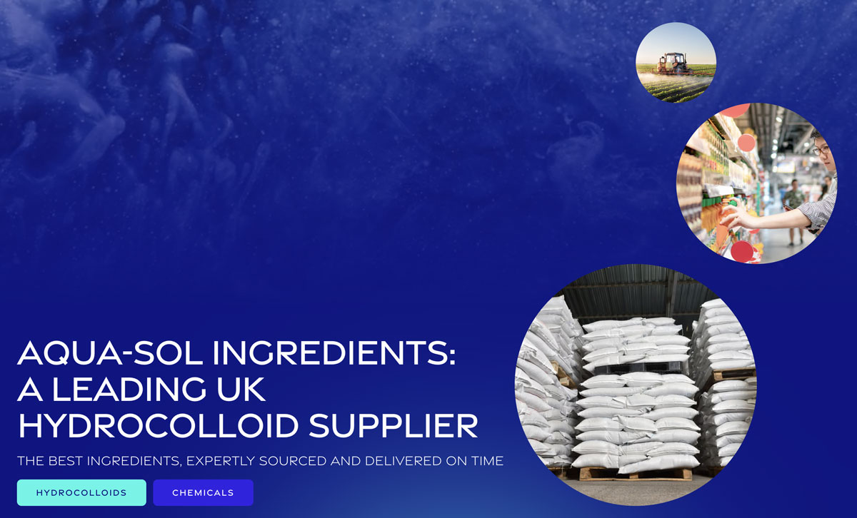Aqua-Sol Ingredients | Leading UK Hydrocolloid & Chemical Supplier