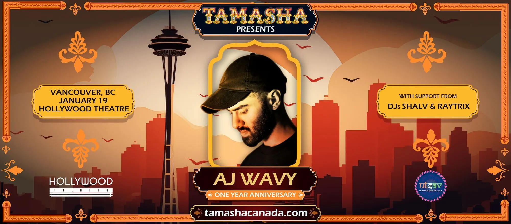 AJ WAVY: THE TAMASHA TOUR at Hollywood Theatre