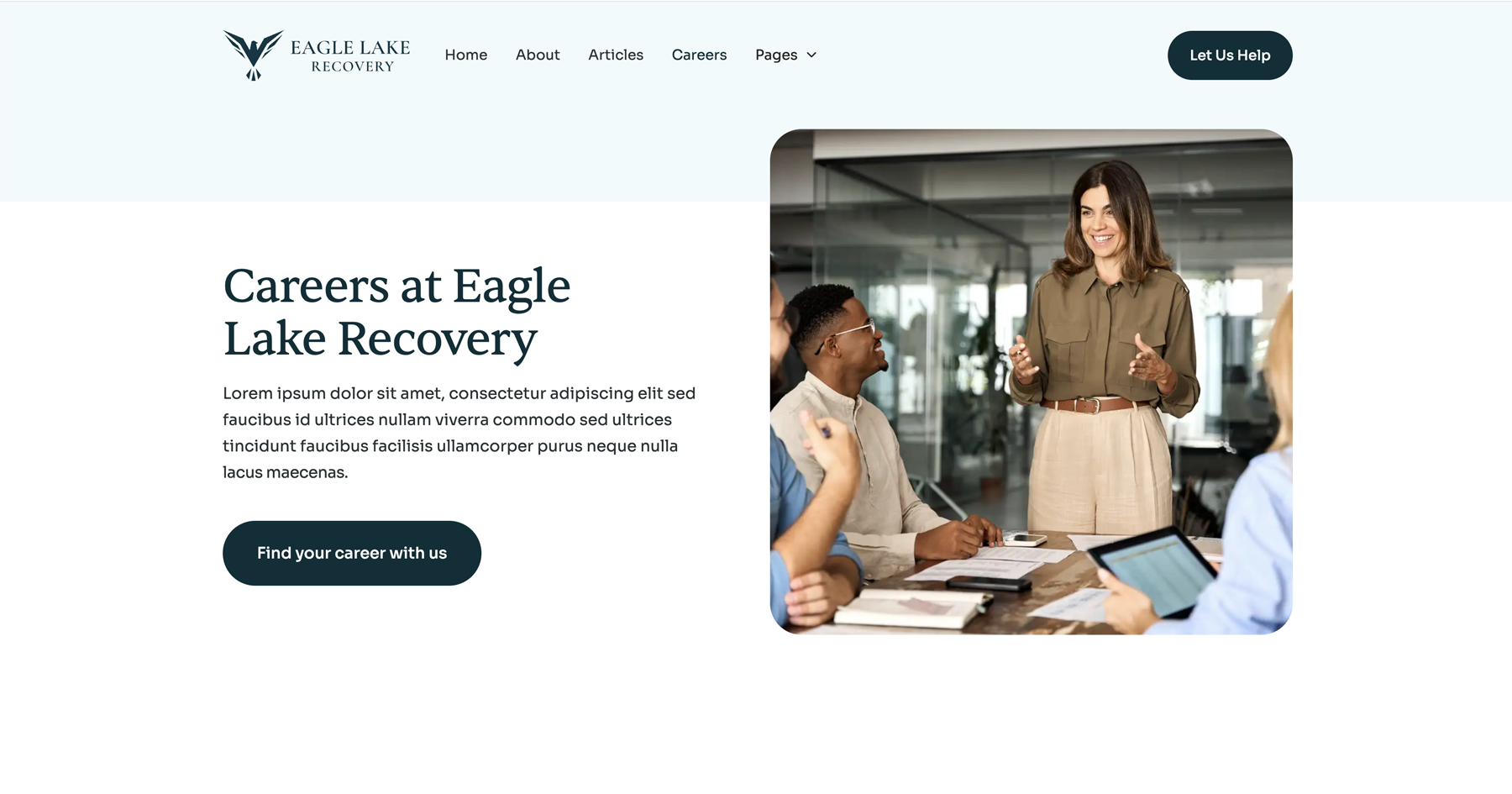 Eagle Lake Recovery - Careers