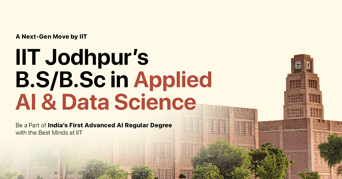 B.S/B.Sc in Applied AI & Data Science | IIT Jodhpur