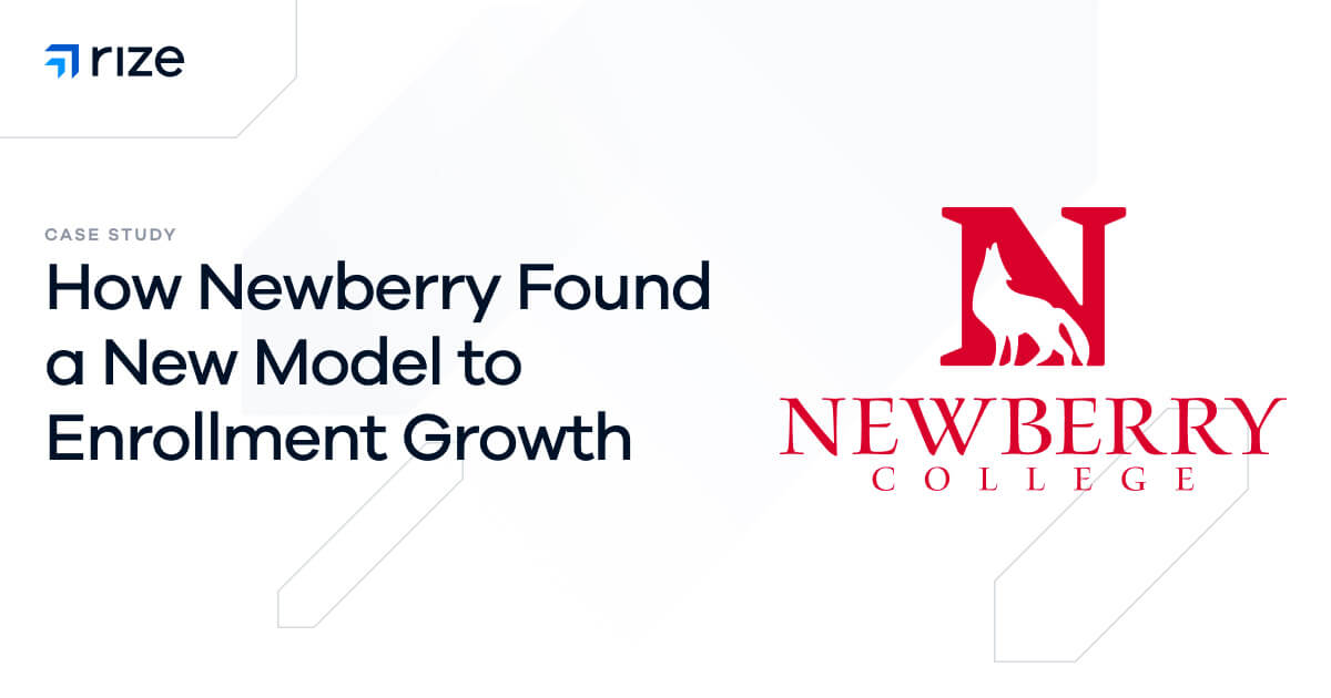 How Newberry Found a New Model to Enrollment Growth | Rize Education