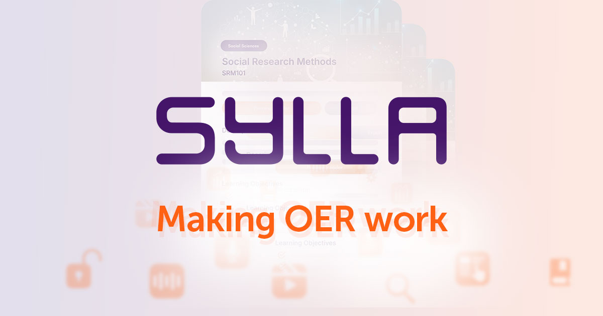 Sylla.ai - Make OER Work for your institution