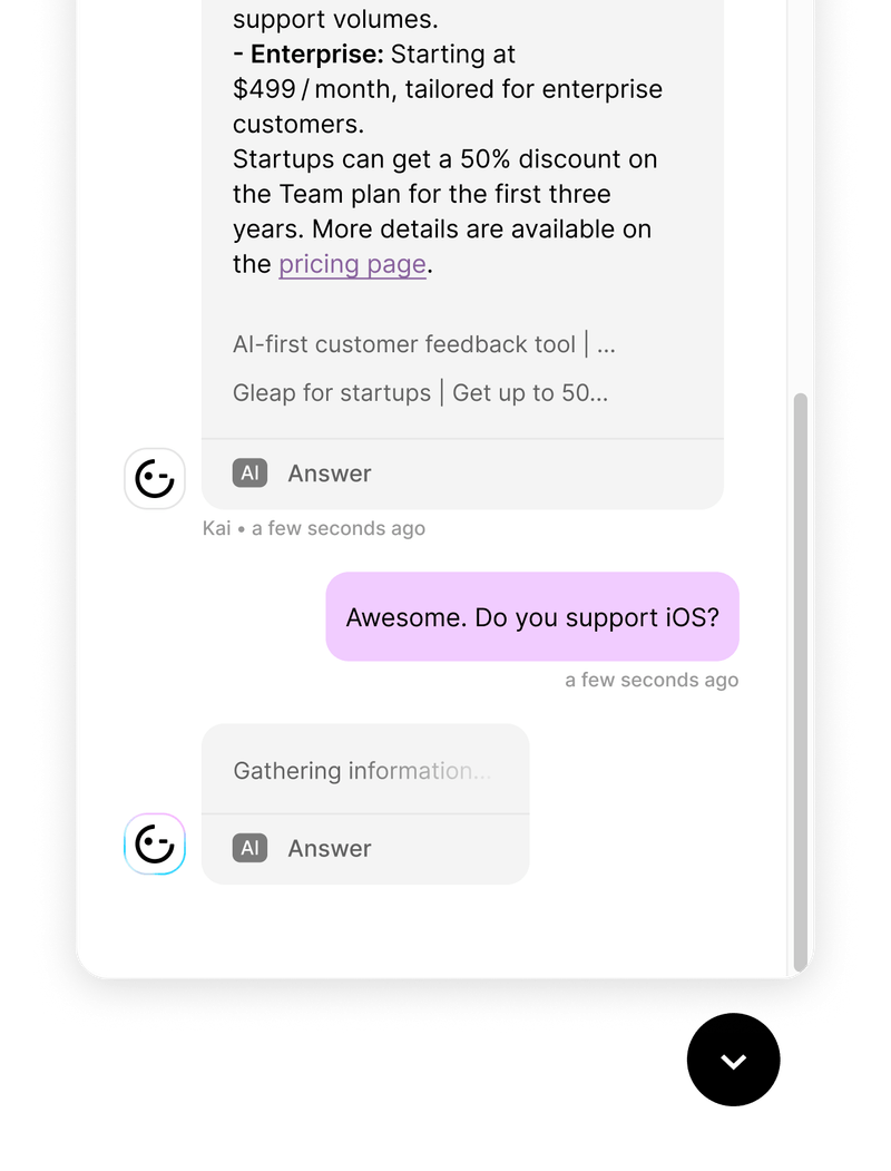 Kai - AI Support Agent by Gleap