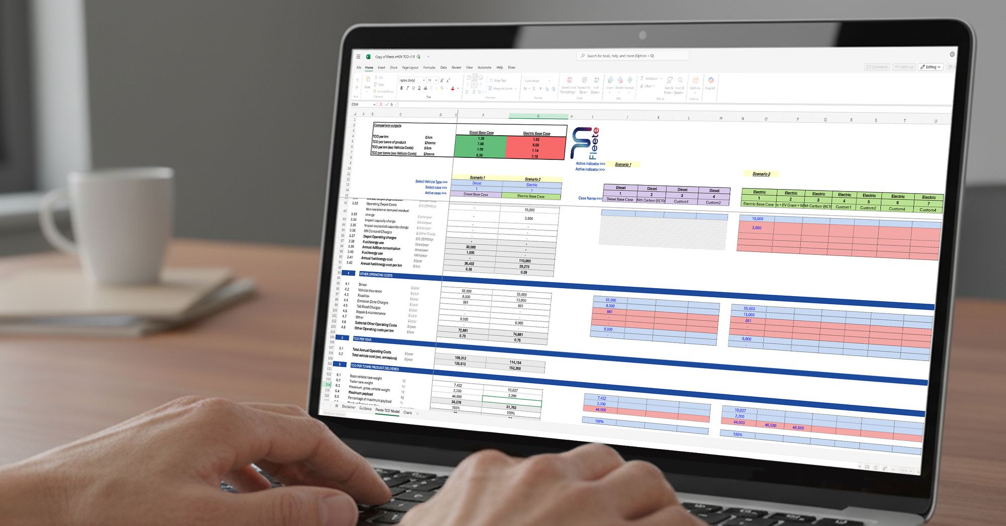 New TCO calculator explores the tipping point for electric HGV cost parity